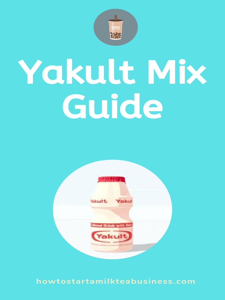 Yakult Fruit Mix Recipe Guide V2 | PDF | Foods