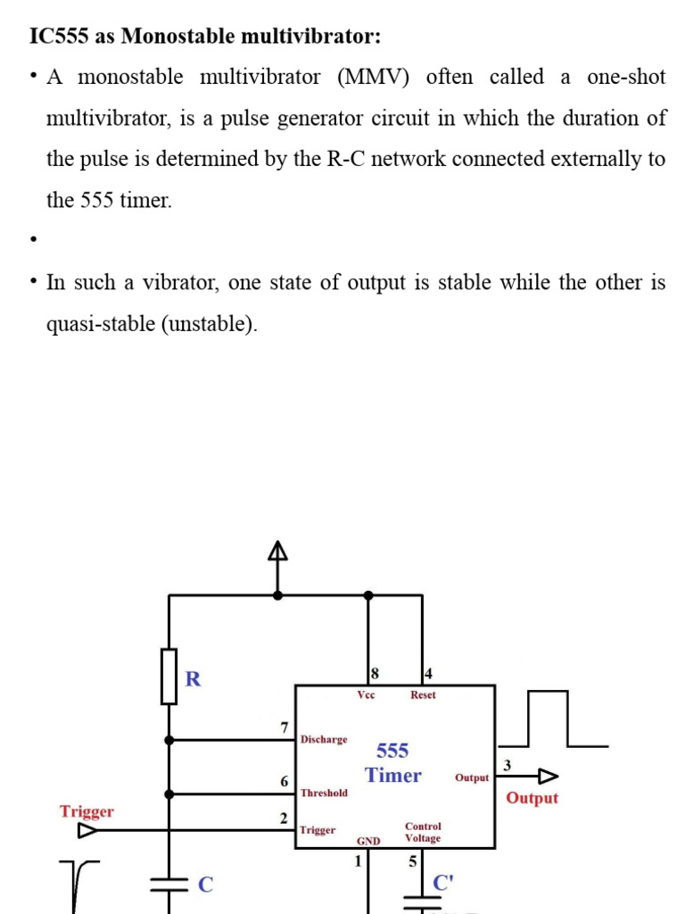 555 Timer | PDF | Electrical Engineering | Electrical Components