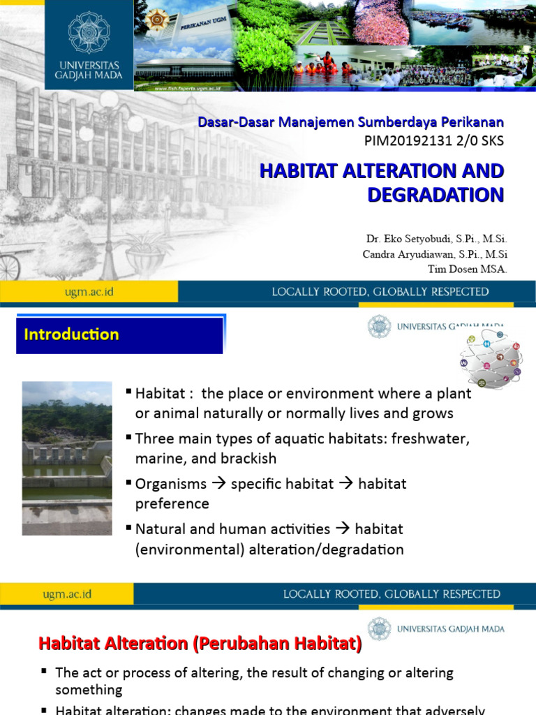2022 04 DMSD Modifikasi Dan Degradasi Habitat | PDF | Eutrophication | Dead Zone (Ecology)