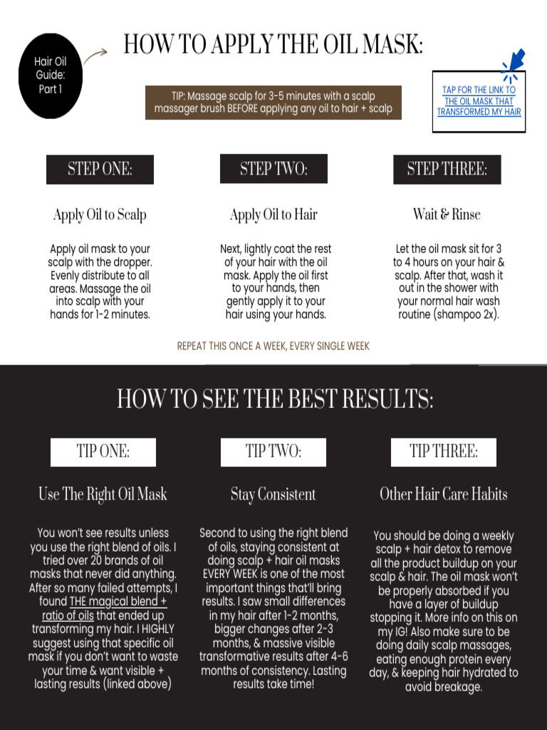 Part1-Hair Oil Guide | PDF | Hair | Integumentary System