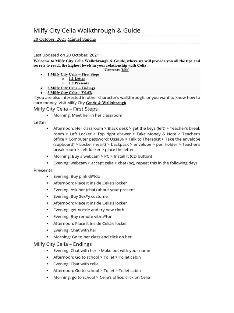 MC-Celia Guide | PDF