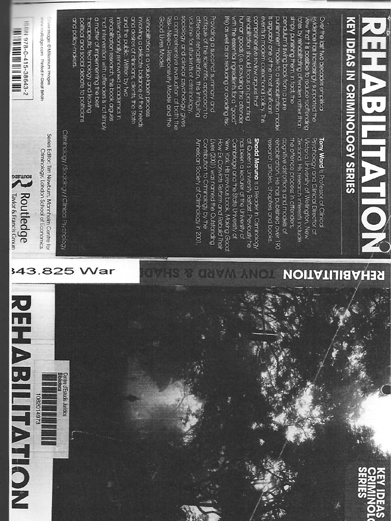 Rehabilitation Good Life Model and Sex Offenders | PDF