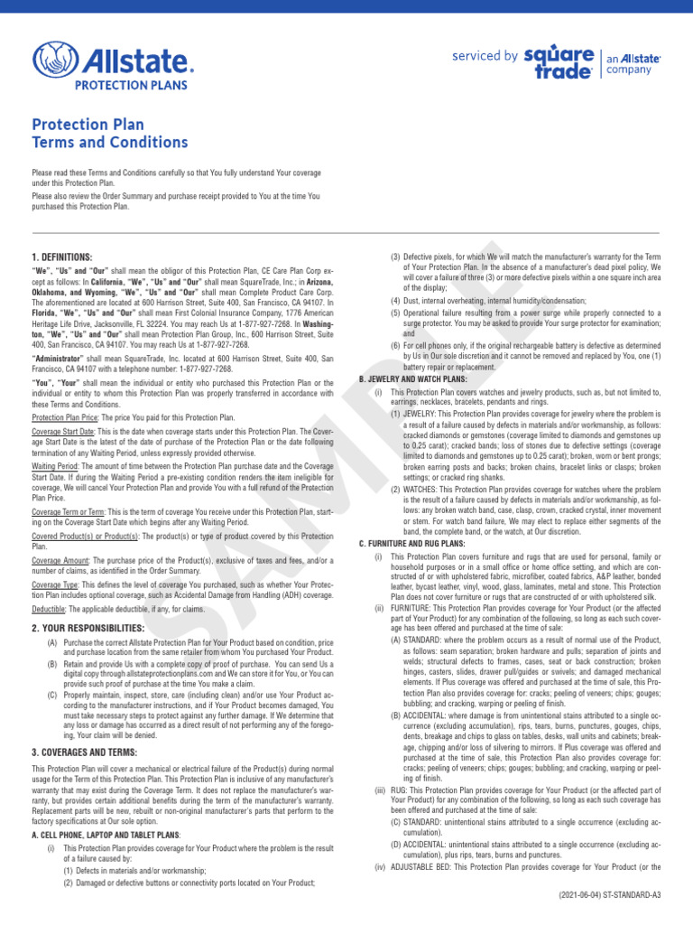 Protection Plan Guide | PDF | Arbitration | Jewellery