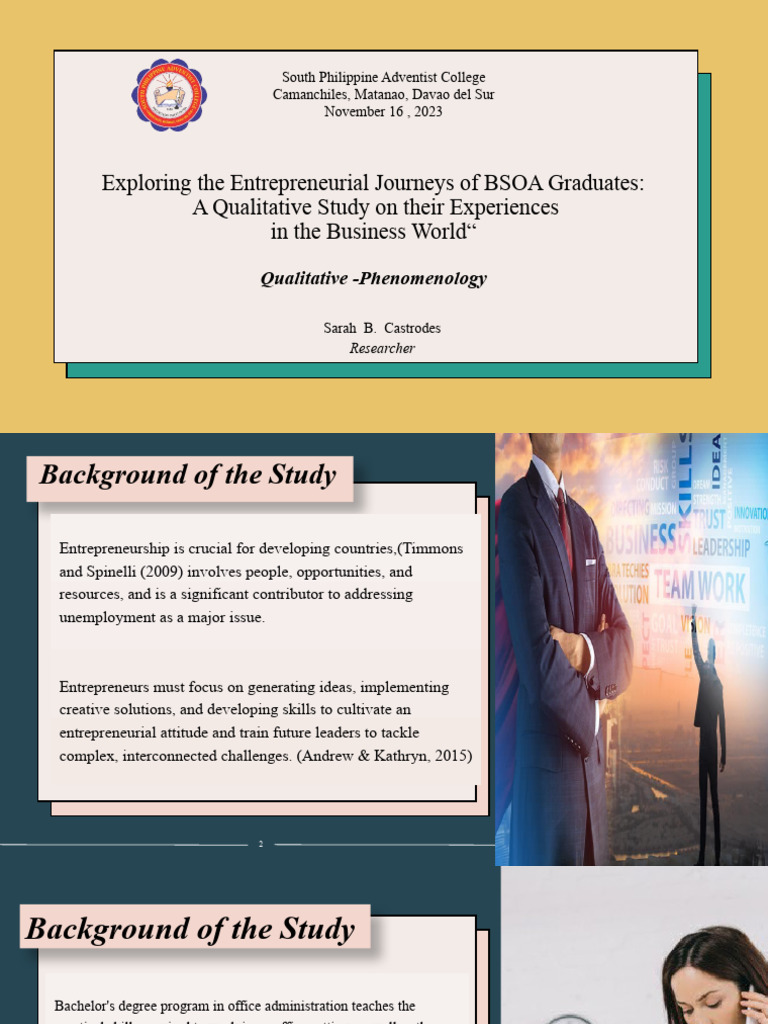 Finalppt Presentation | PDF | Entrepreneurship | Cognitive Science