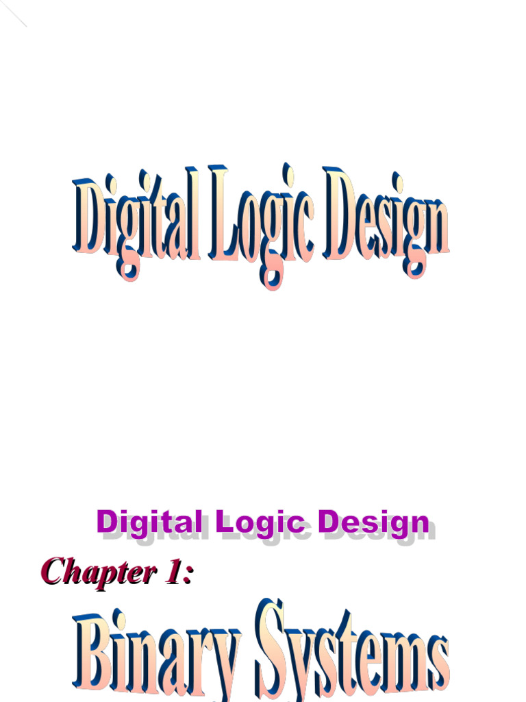 Understanding Number Systems in Digital Logic | PDF | Computer Science ...