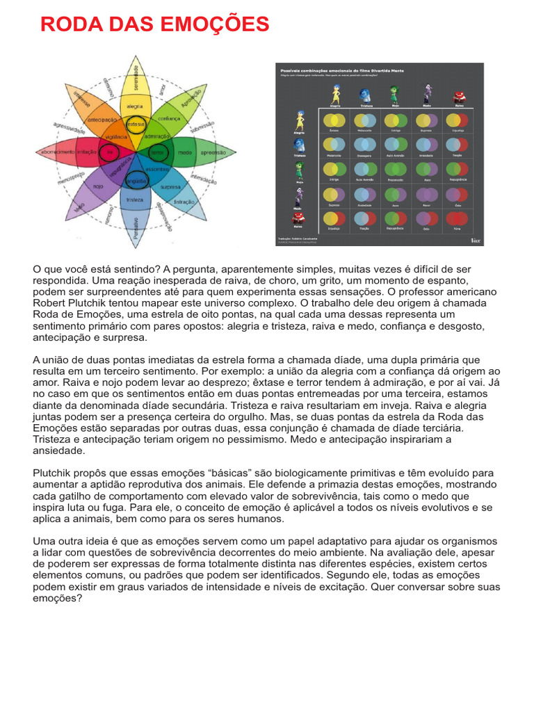 Rodas Das Emoçoes | PDF