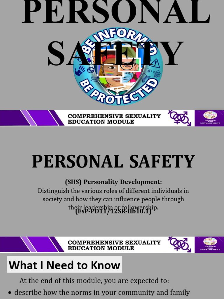 Personal Safety - Cse | Download Free PDF | Bullying | Violence