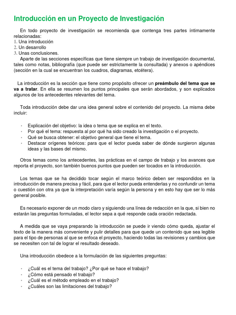 Guía para Redactar Introducciones en Investigación | PDF