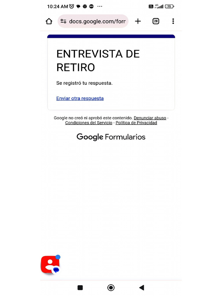 Entrevista Retiro | PDF