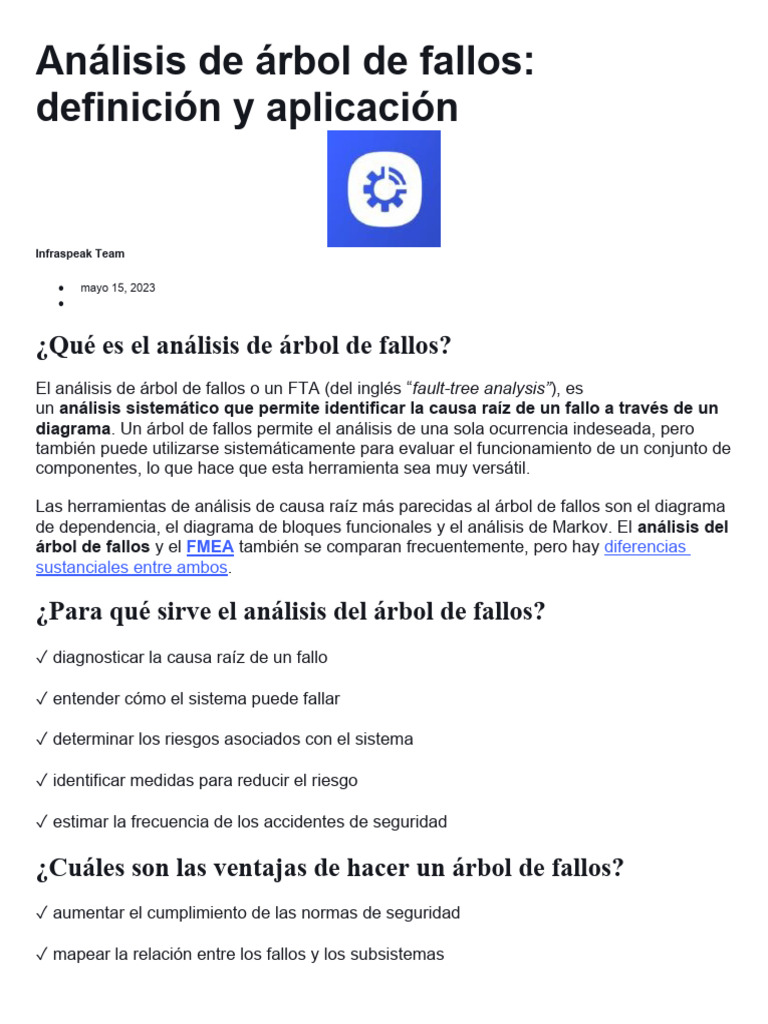 2023 - 09 - 18 SEPTIEMBRE 2023 - Análisis de Árbol de Fallos | PDF | Sistema de rociadores ...