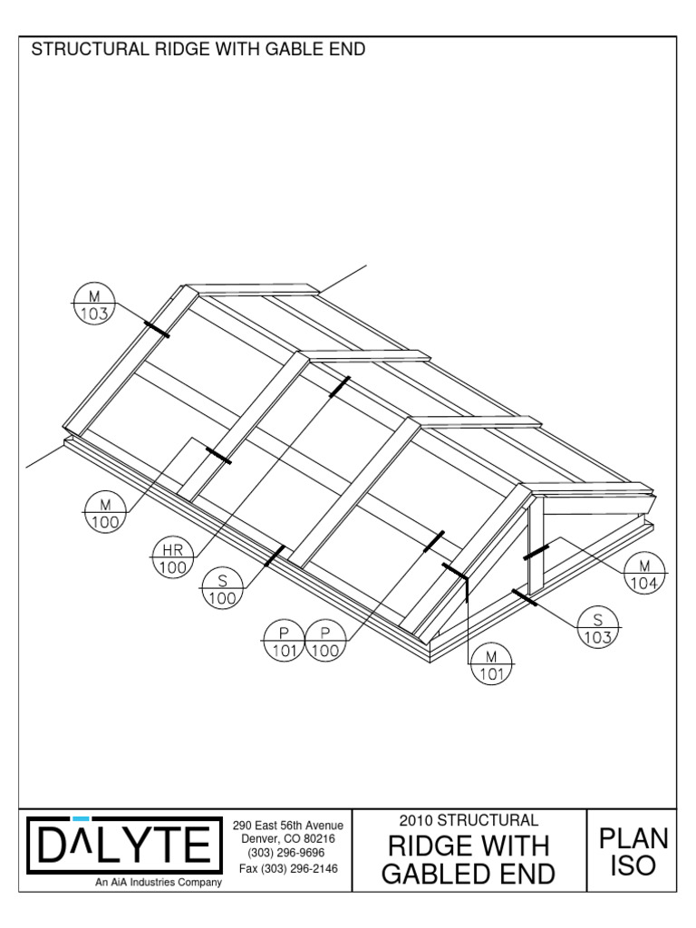 Architectural Gable End Ridge Details | PDF | Architectural Design ...