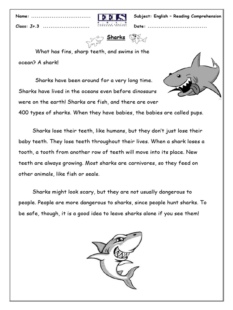 Sharks | PDF