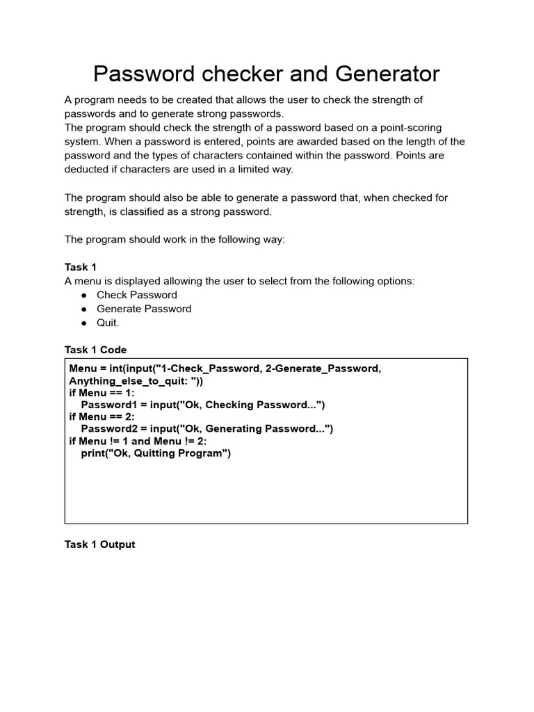 Sankarshan Dahiya Student - Tracking Task 4 - Password Checker and ...
