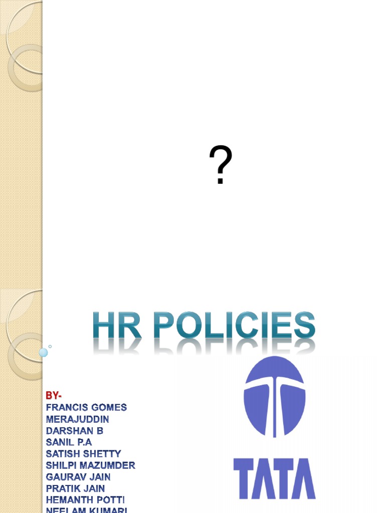 An In-Depth Analysis of Tata Consultancy Services' Comprehensive Human ...