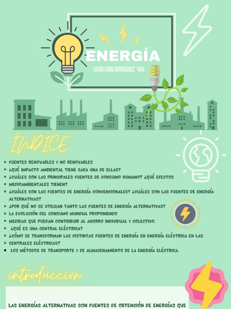 Energía FQ2 | PDF | Energía renovable | Gases de efecto invernadero