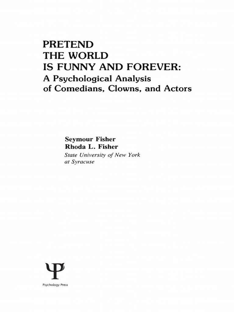 Pretend The World Is Funny and Forever | PDF | Comedian | Comedy