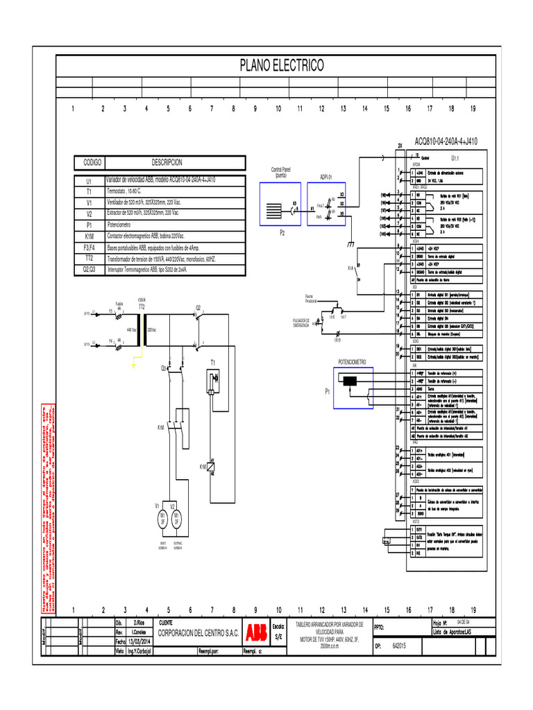 Plano Electrico 04 | PDF | Electromagnetismo | Poder (Física)