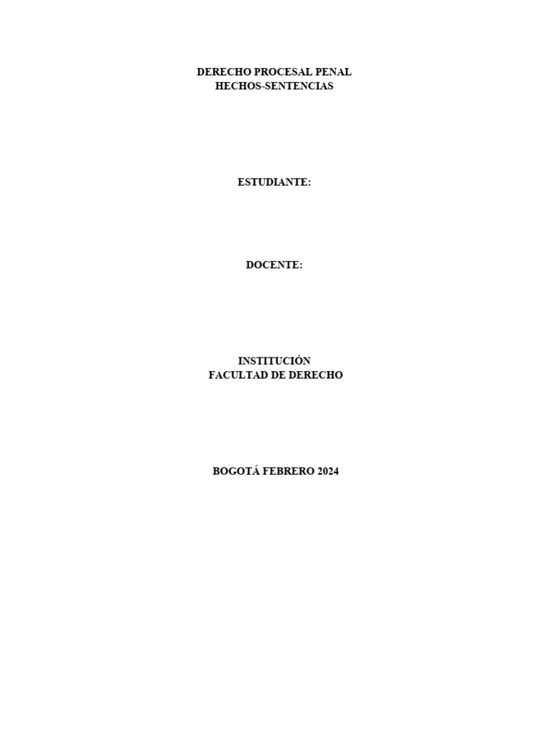 DERECHO PROCESAL PENAL Parte 2 | PDF | Fiscal | Derecho penal