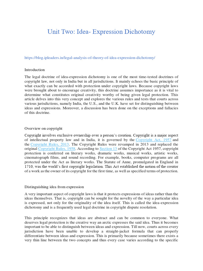 Session 02 - Idea - Expression Dichotomy | PDF | Monopoly (Economics ...