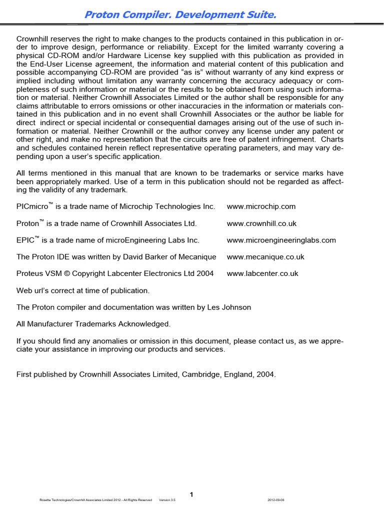 Proton Plus | PDF | Microcontroller | Personal Computers