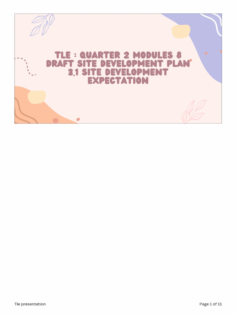 Tle Presentation | PDF