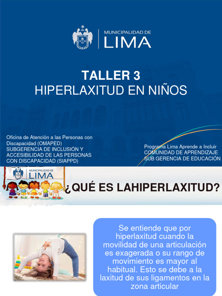 Hiperlaxitud en Niños: Causas y Recomendaciones | PDF | Tendón | Dolor ...