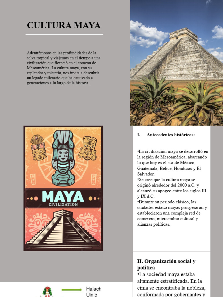 Cultura Maya 2.0 | PDF | Civilización maya | Mesoamérica