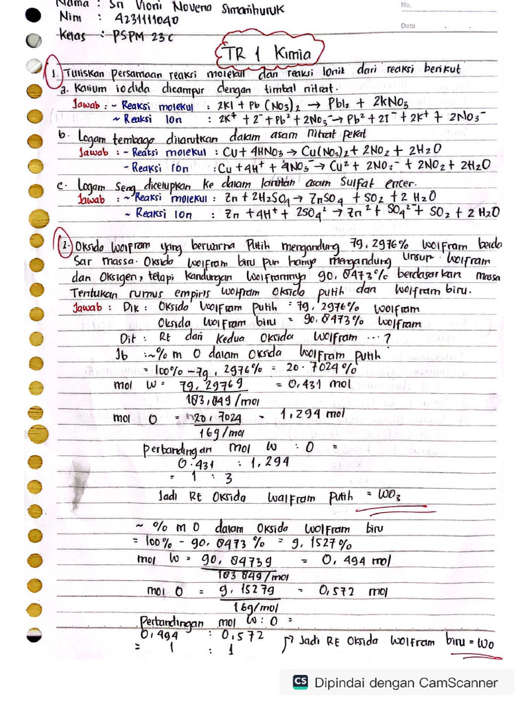 Sri Vioni Novena Simanihuruk (TR 1) | PDF