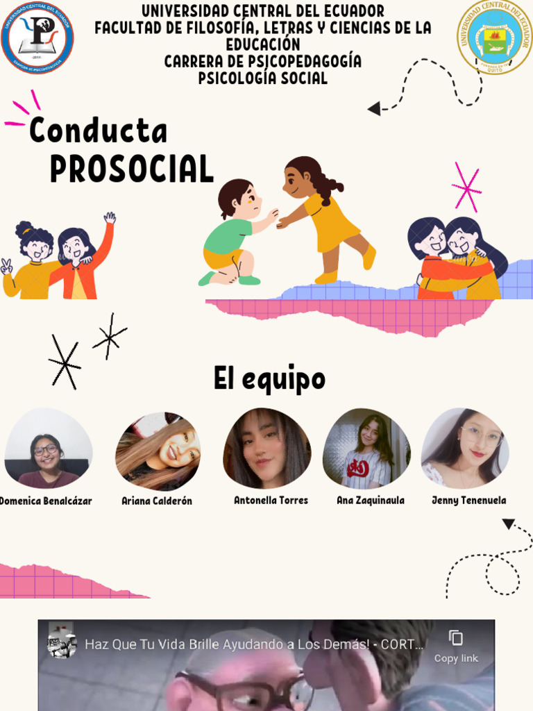 Conducta Prosocial en Educación | PDF | Altruismo | Comportamiento