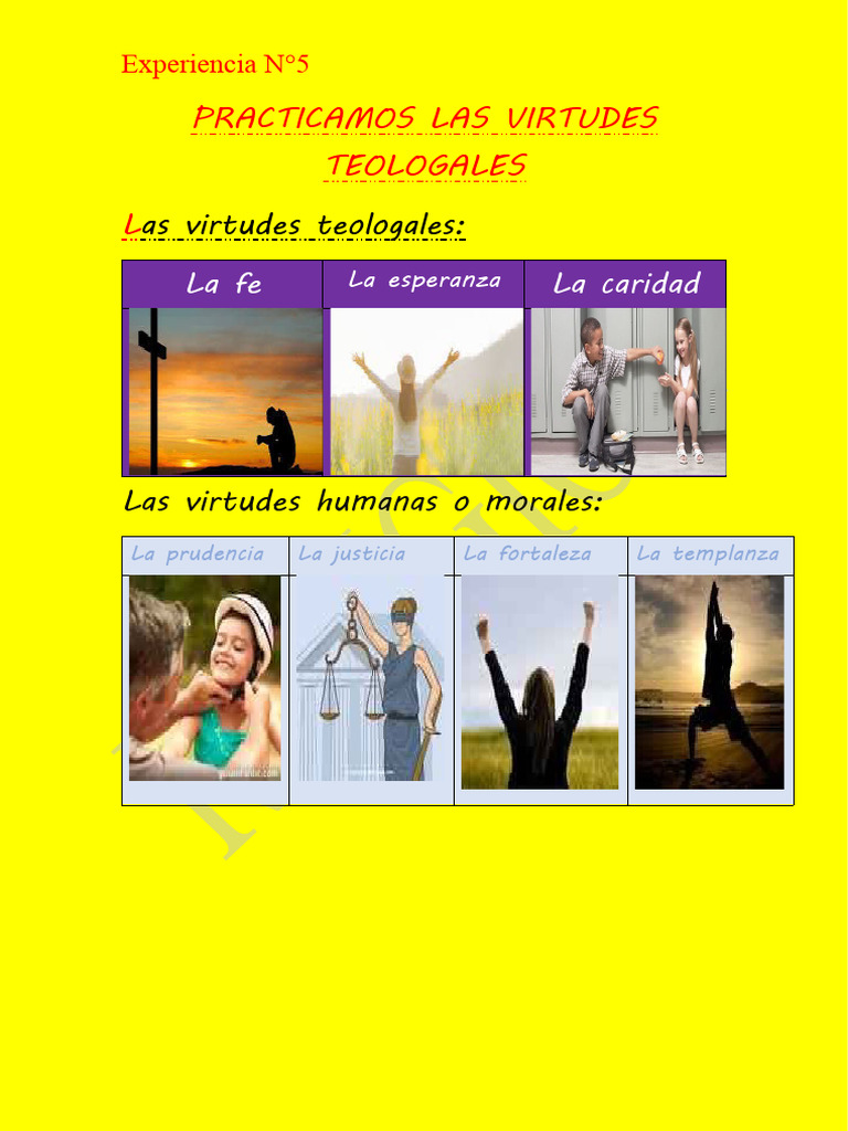 Practicamos Las Virtudes Teologales | PDF | Relaciones personales ...