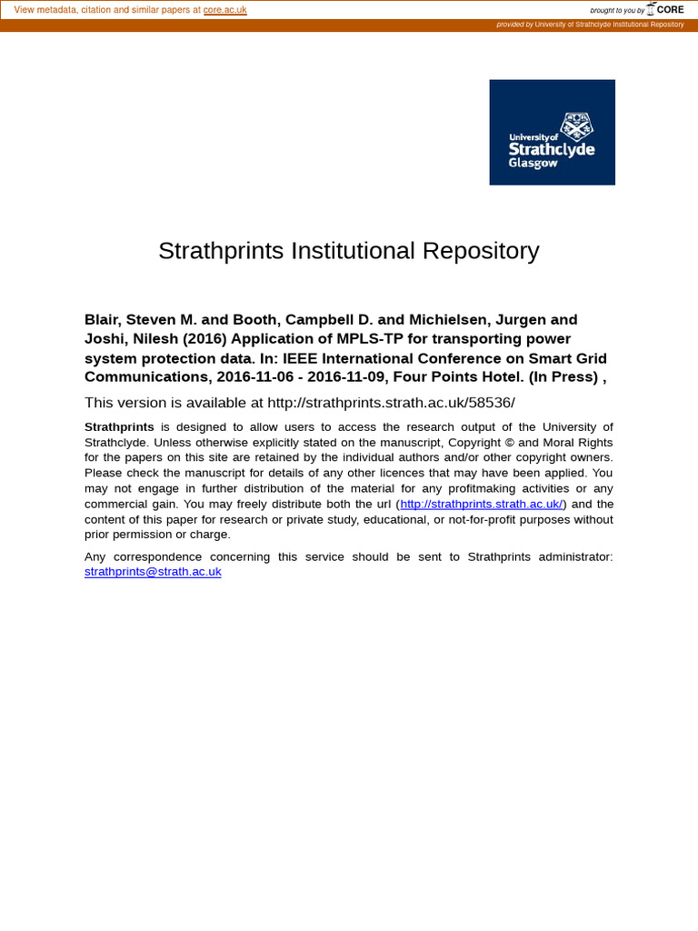 Strathprints Institutional Repository: This Version Is Available at Http://strathprints - Strath ...