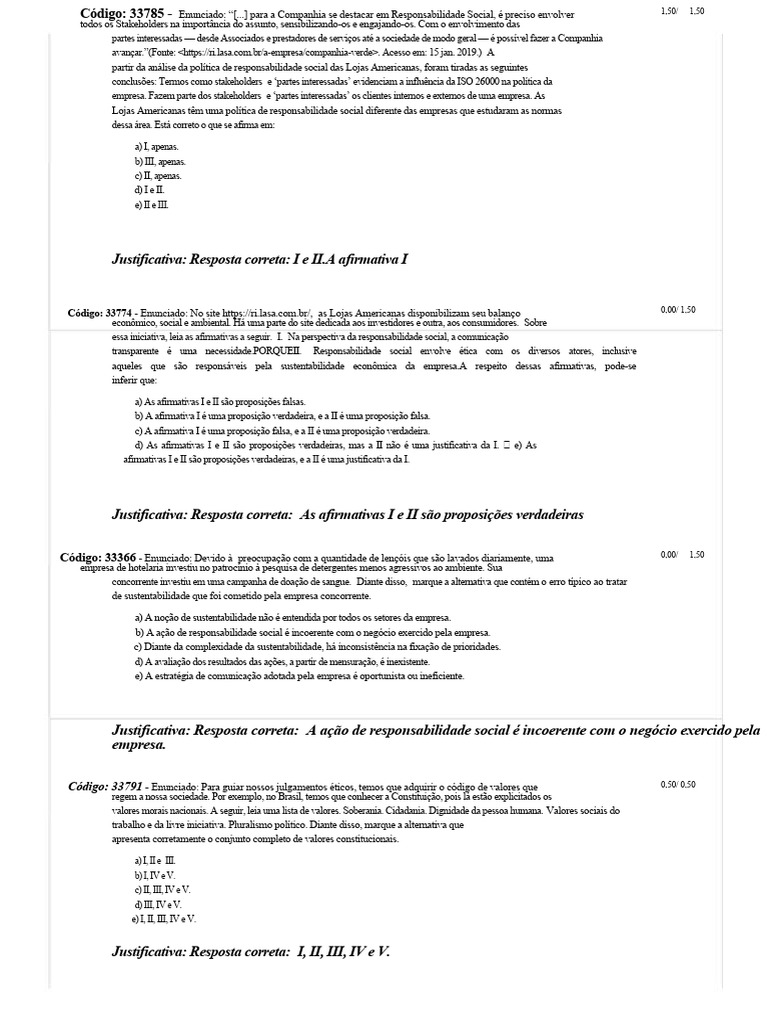 Resumo Prova Etica | PDF | Sustentabilidade | Moralidade