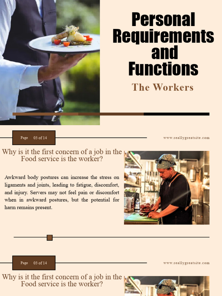 Personal Requirements and Functions: The Workers | PDF | Iso 9000 ...
