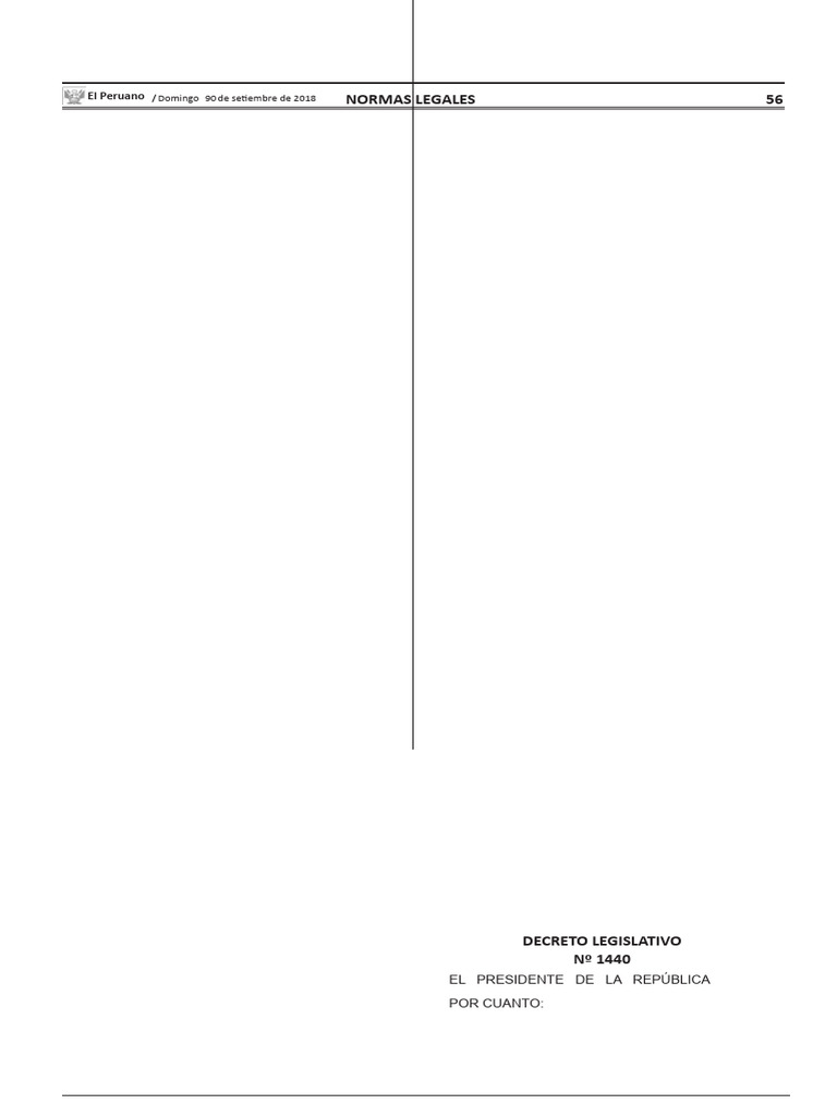 DL 1440 | PDF | Presupuesto | Ejecutivo (gobierno)