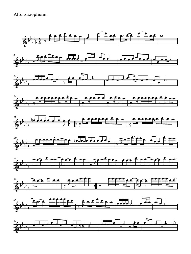 Alto Saxophone Basics and Techniques | PDF