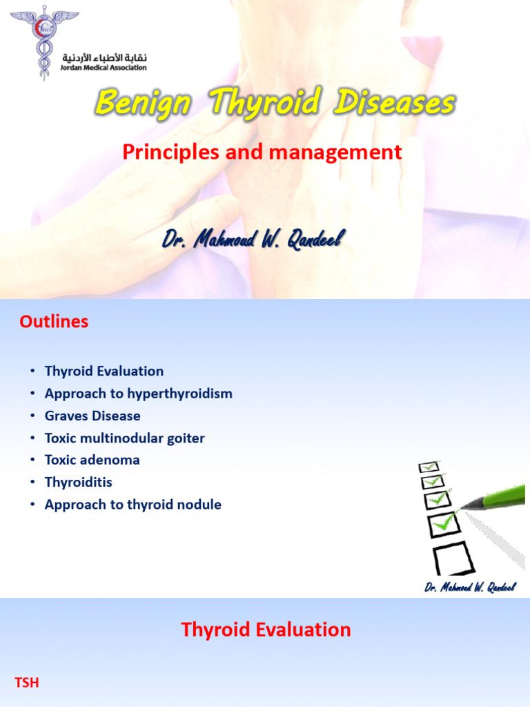 Benign Thyroid Diseases: Principles and Management | PDF | Thyroid Disease | Hyperthyroidism
