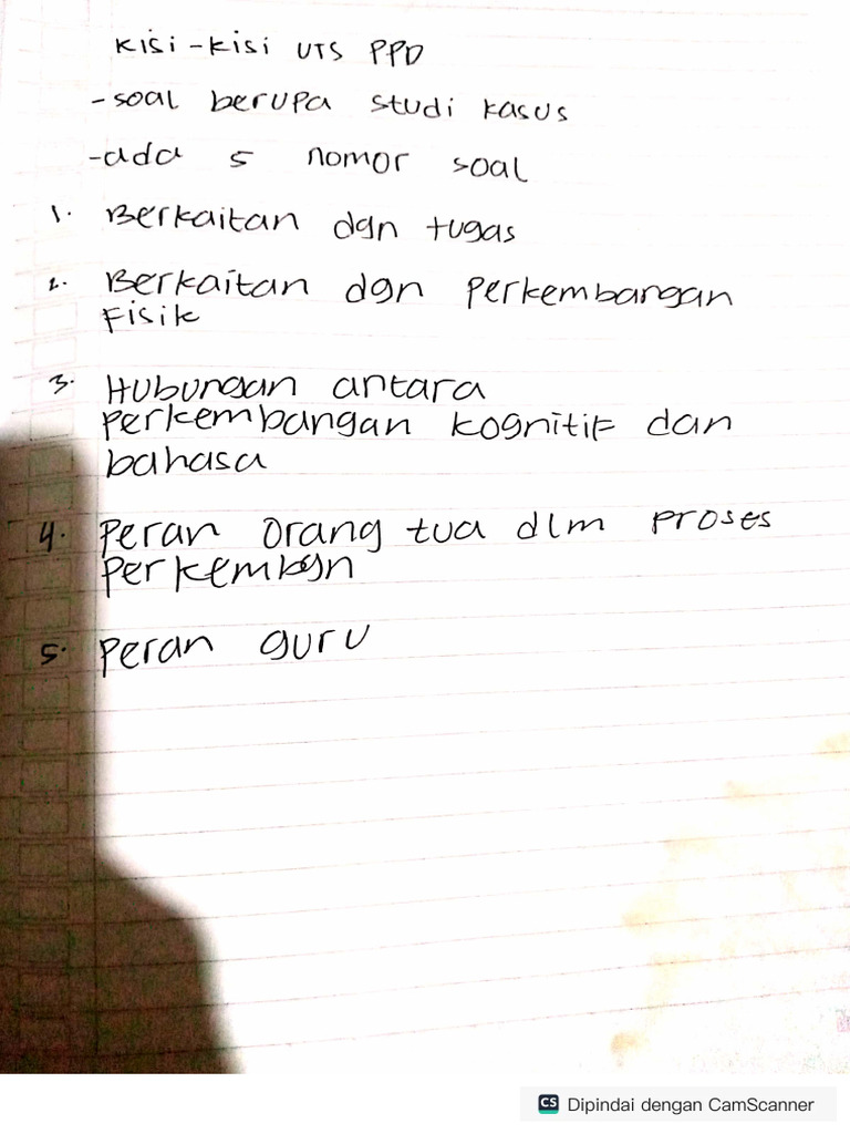 Kisi - Kisi Uts PPD | PDF