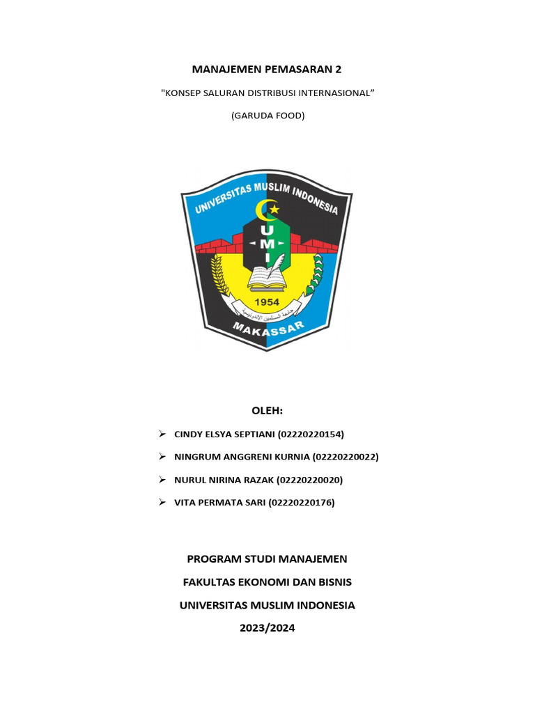 Profil dan Strategi PT GarudaFood | PDF