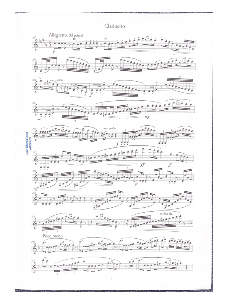 Clarinetto | PDF