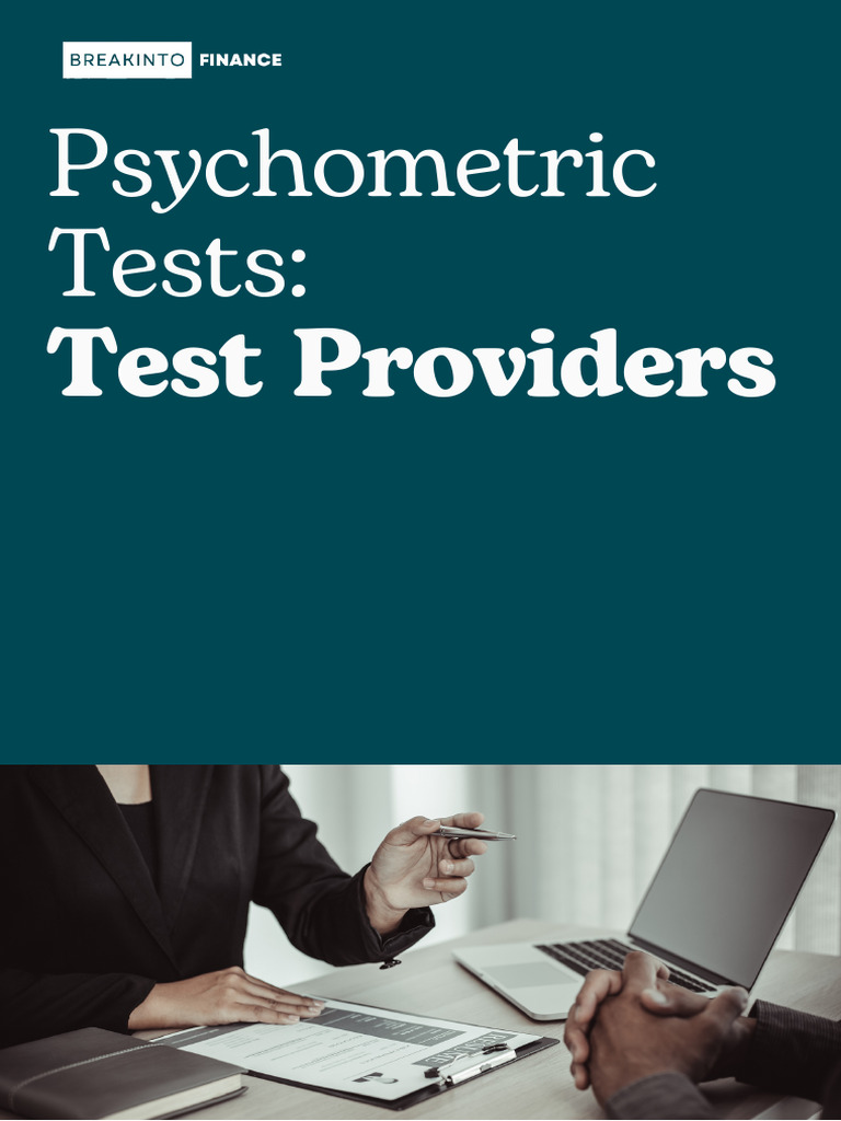 Psychometric Test Guide | PDF