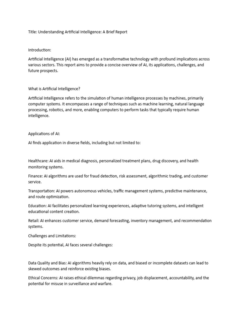 Understanding Artificial Intelligence | PDF | Artificial Intelligence ...