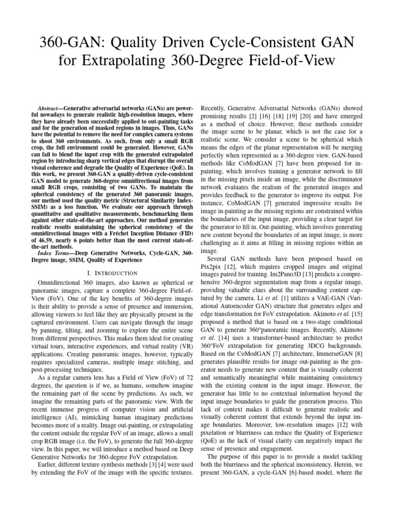 (Visualization) Quality-Driven 360 Video Extrapolation | PDF | Virtual ...