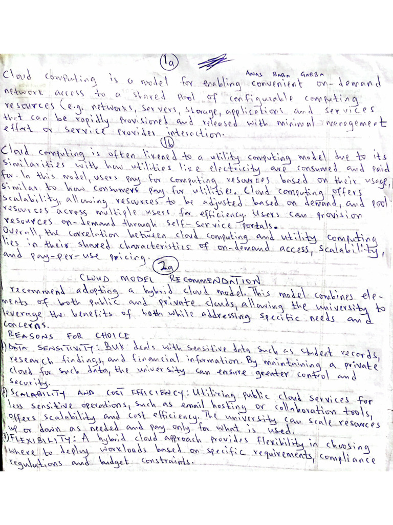 Cloud Computing Test Solution Pdf