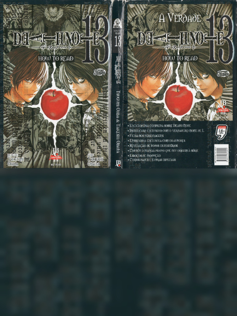 Death Note - How To Read - 157 Paginas | PDF