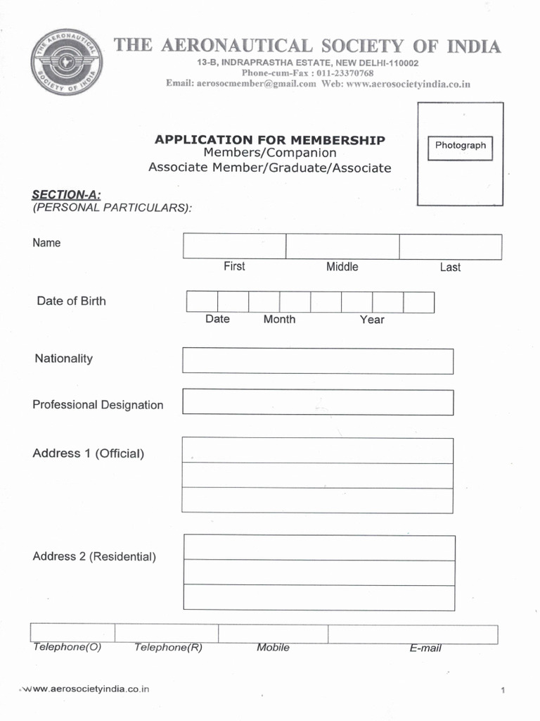 Membership Form | PDF