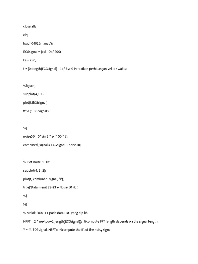 4015 Ecg 2 | PDF | Electrocardiography | Spectral Density