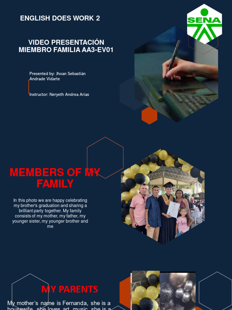 Video Presentación Miembro Familia AA3 EV01 | PDF