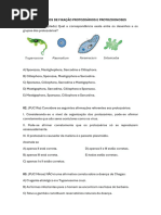 Tabela de Bacterioses e Causadores | PDF | Salmonella | Bactérias