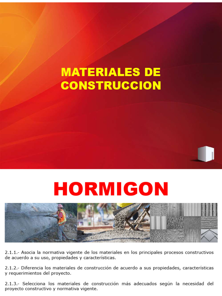 Características y Uso del Hormigón en Construcción | PDF | Hormigón ...