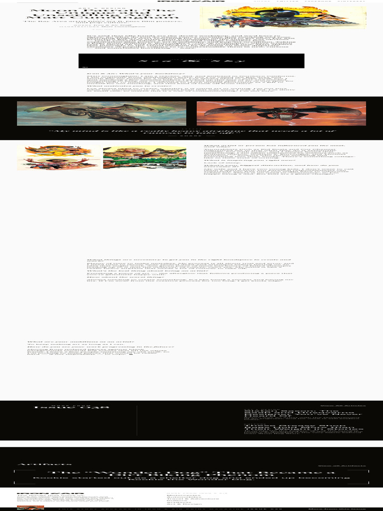 The Unsettling Sci-Fi Art of Matt Cunningham - Iron & Air | PDF